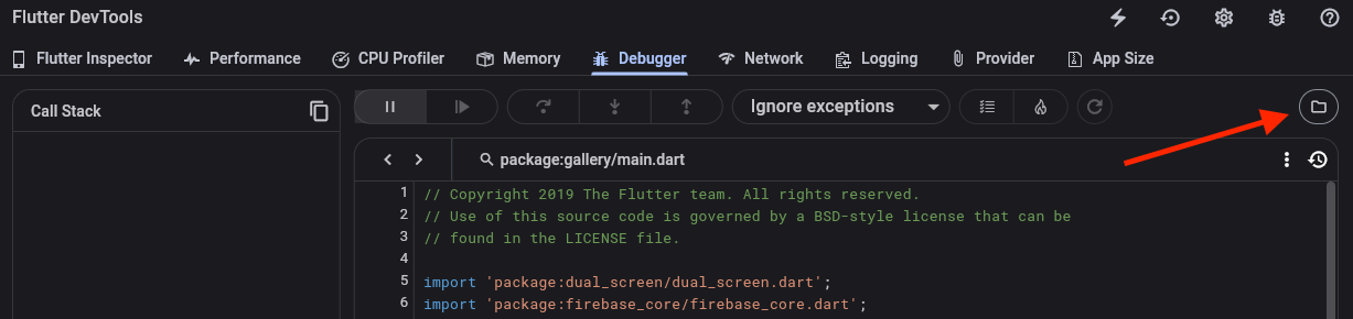 Libraries Pane doesn't appear · Issue #5735 · flutter/devtools · GitHub