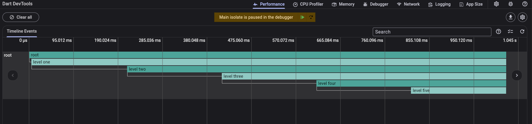 Cant Record Past Event Using The Dart Developer Timeline And Timelinetask Apis · Issue 5835