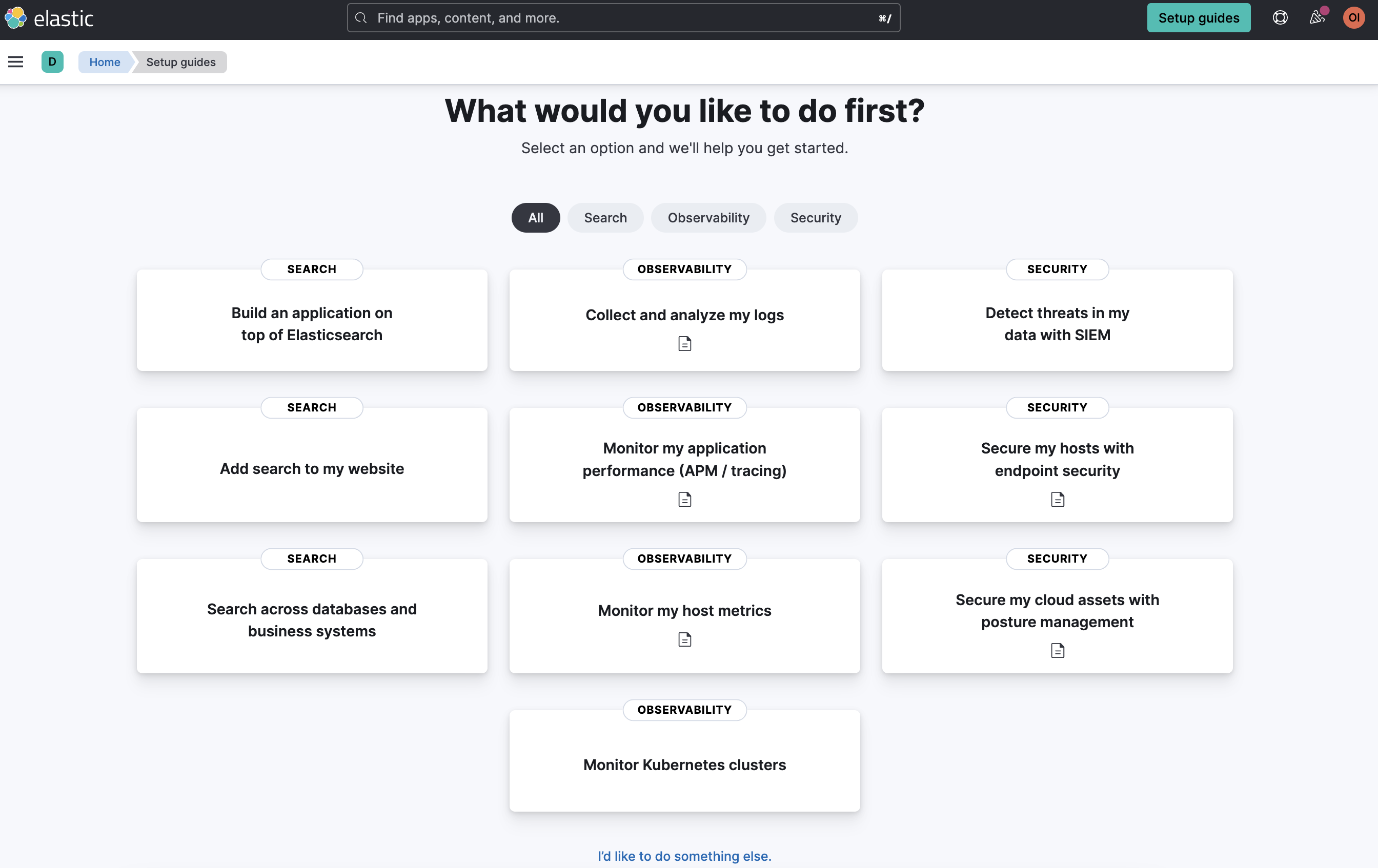 [Guided onboarding] Add different icons for guide cards vs link cards · Issue #149695 · elastic ...