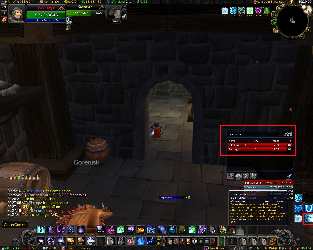 [Mage][Spell] Invisibility · Issue #571 · SunwellWoW/Sunwell-TBC ...