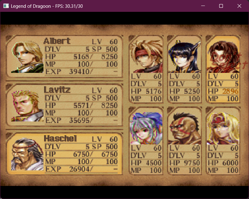 Modded party oddity on char select screen · Issue #425 · Legend-of-Dragoon-Modding/Severed ...