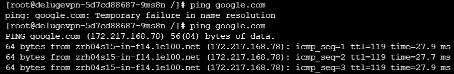 Internet connection falling out · Issue #279 · binhex/arch-delugevpn · GitHub