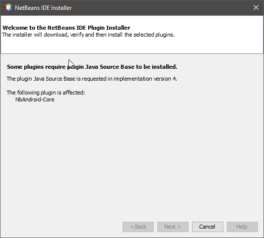 Nbandroid Core Plugin Cant Install On Apache Netbeans 112 · Issue