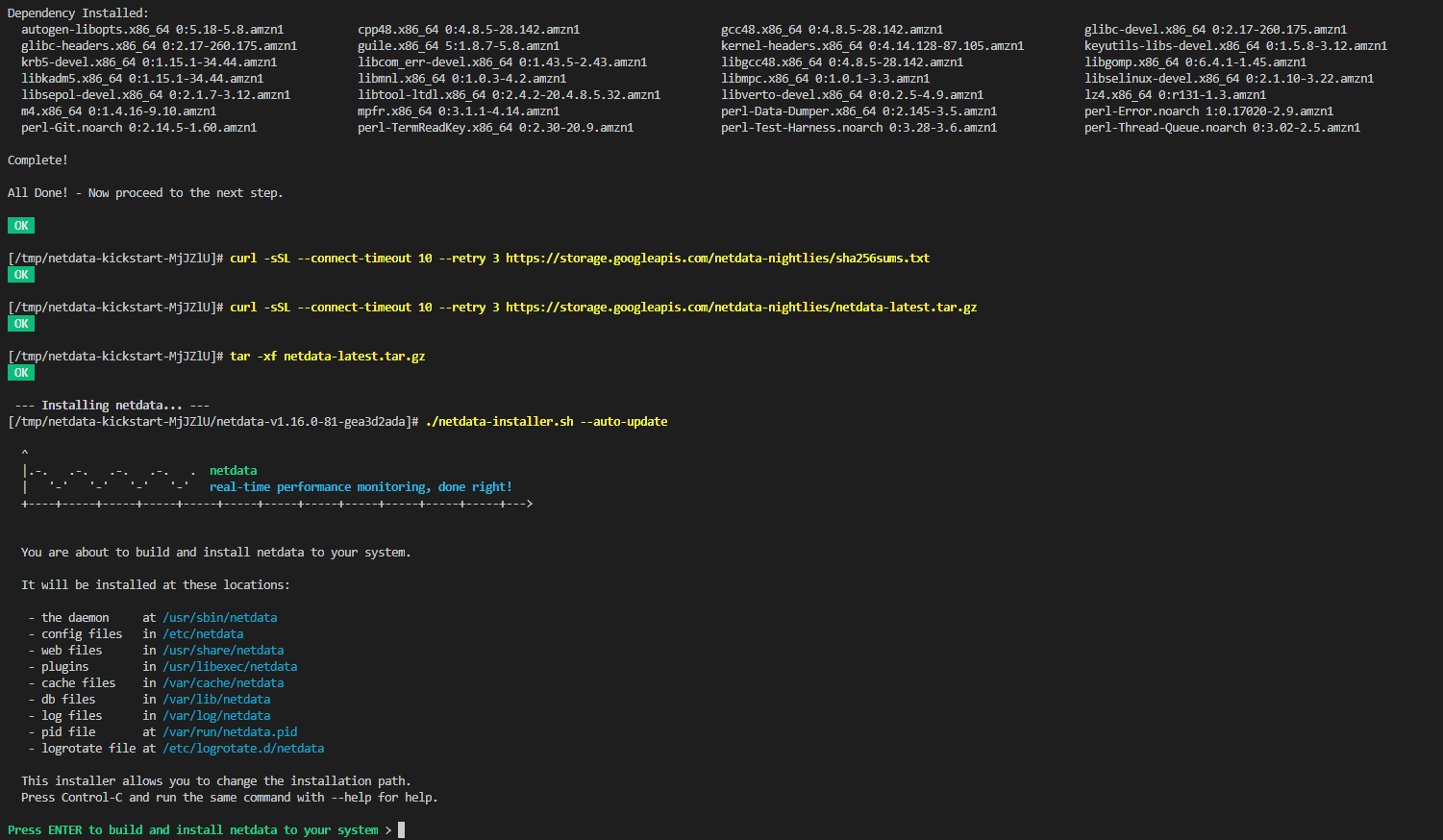 Cant Start Netdata In Amazon Linux · Issue 6522 · Netdatanetdata · Github 7270