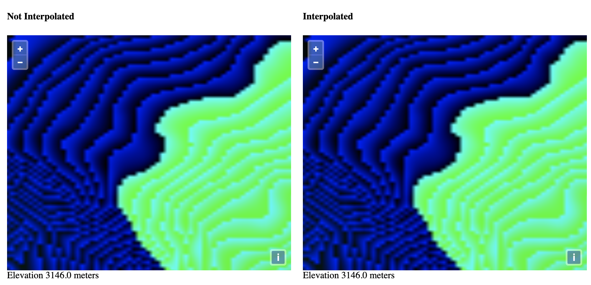 `interpolate: false` does not stop interpolation · Issue #13448 · openlayers/openlayers · GitHub