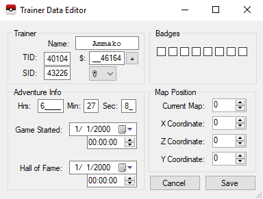 [BDSP] Trainer Data Editor · Issue #3297 · kwsch/PKHeX · GitHub