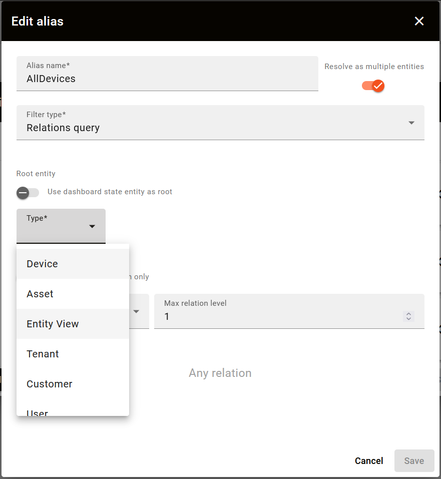 Question Alias As Type In Relation Query · Issue 9561 · Thingsboardthingsboard · Github