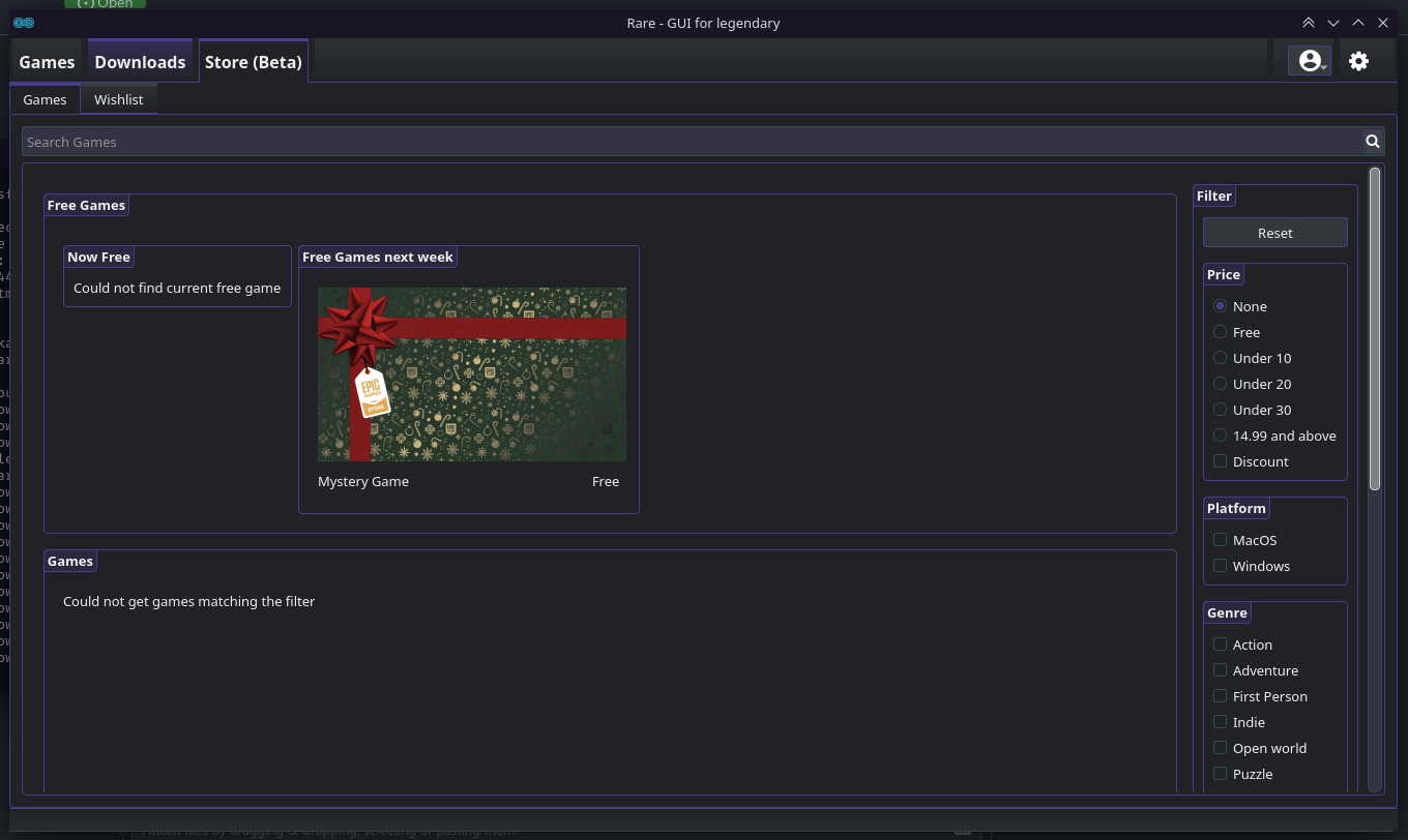[BUG] Crash issue in Store tab (with fix) · Issue #147 · RareDevs/Rare · GitHub