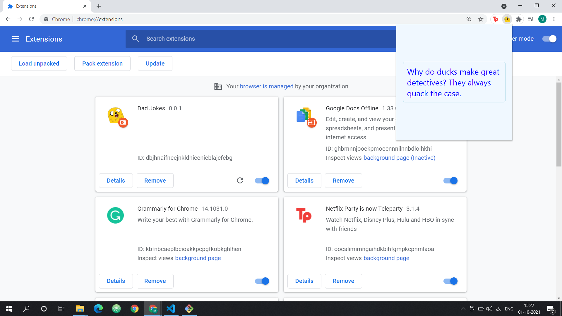 GitHub - sanghaimuskan/Dad-Jokes-Extension: A chrome extension which ...