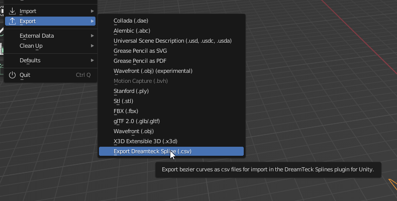 GitHub - thnewlands/BlenderToDreamteckSplines: An unofficial exporter ...