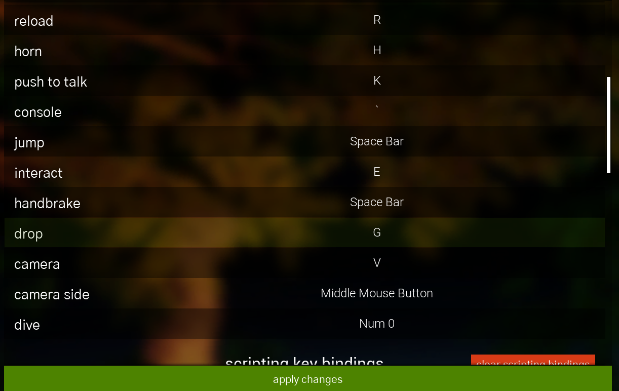 Scripting bind overwrite game bind · Issue #578 · nanos-world/issues · GitHub