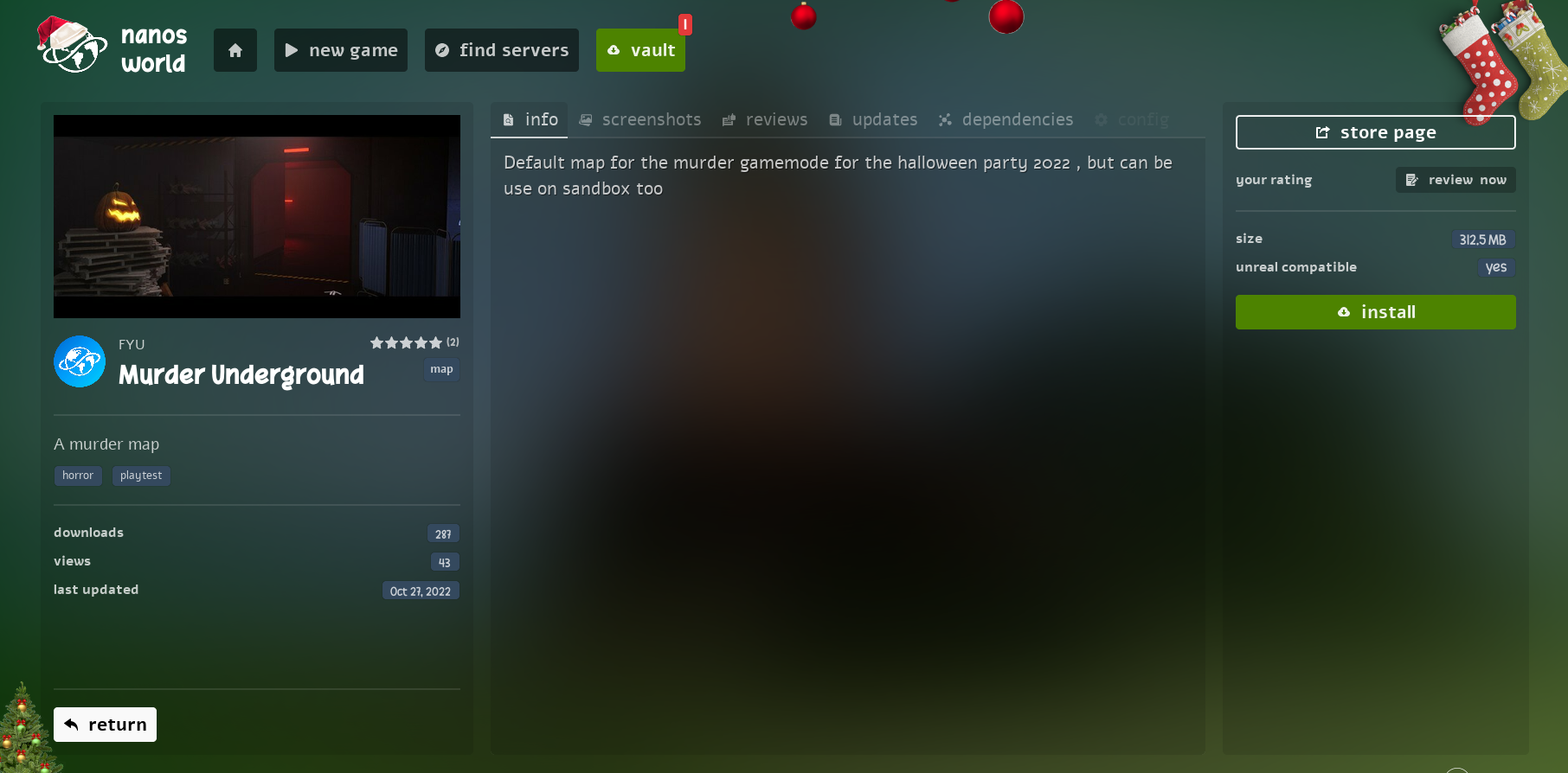 Wrong unreal compatible field in Vault · Issue #826 · nanos-world/issues · GitHub