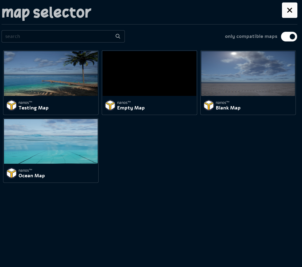 Map not marked as "game-mode" compatible · Issue #890 · nanos-world ...