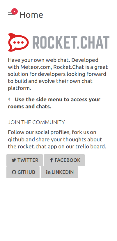No margin between buttons in the open.rocket.chat homepage in mobile · Issue #16068 · RocketChat ...