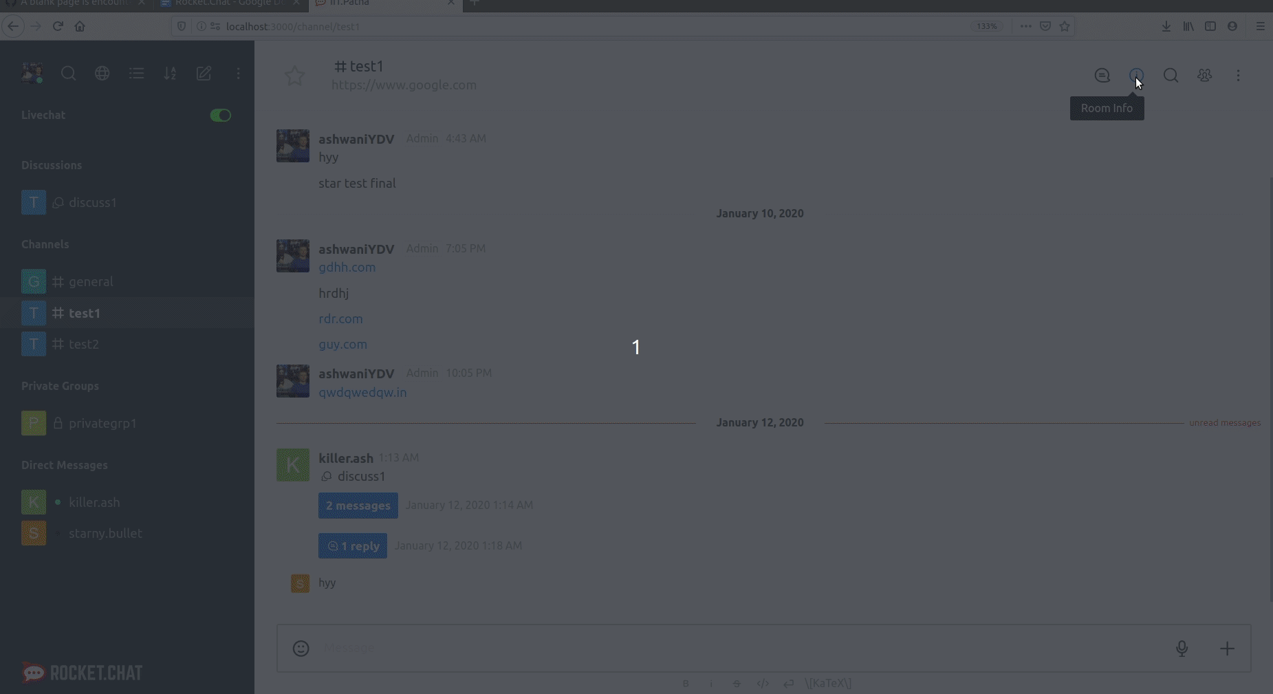 Password Field Is Rendered As Plain Text When It Is Set On Some Room · Issue 16219 · Rocketchat