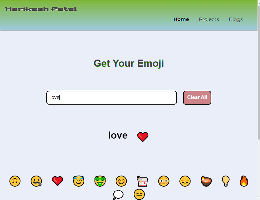 GitHub - kumarharikesh/Emoji-Interpreter