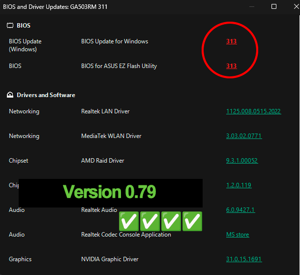 Outdated drivers appear as if they are up to date. · Issue #611 ...