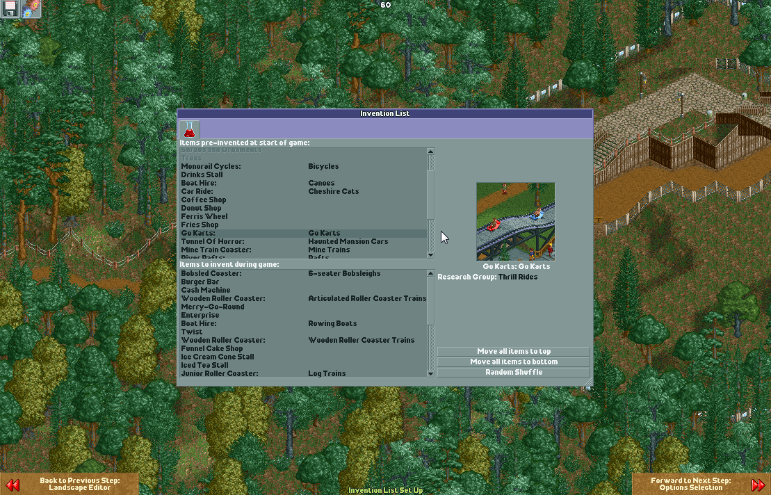 Scenario Editor does not preserve Invention List order in loaded landscapes · Issue #8175 ...