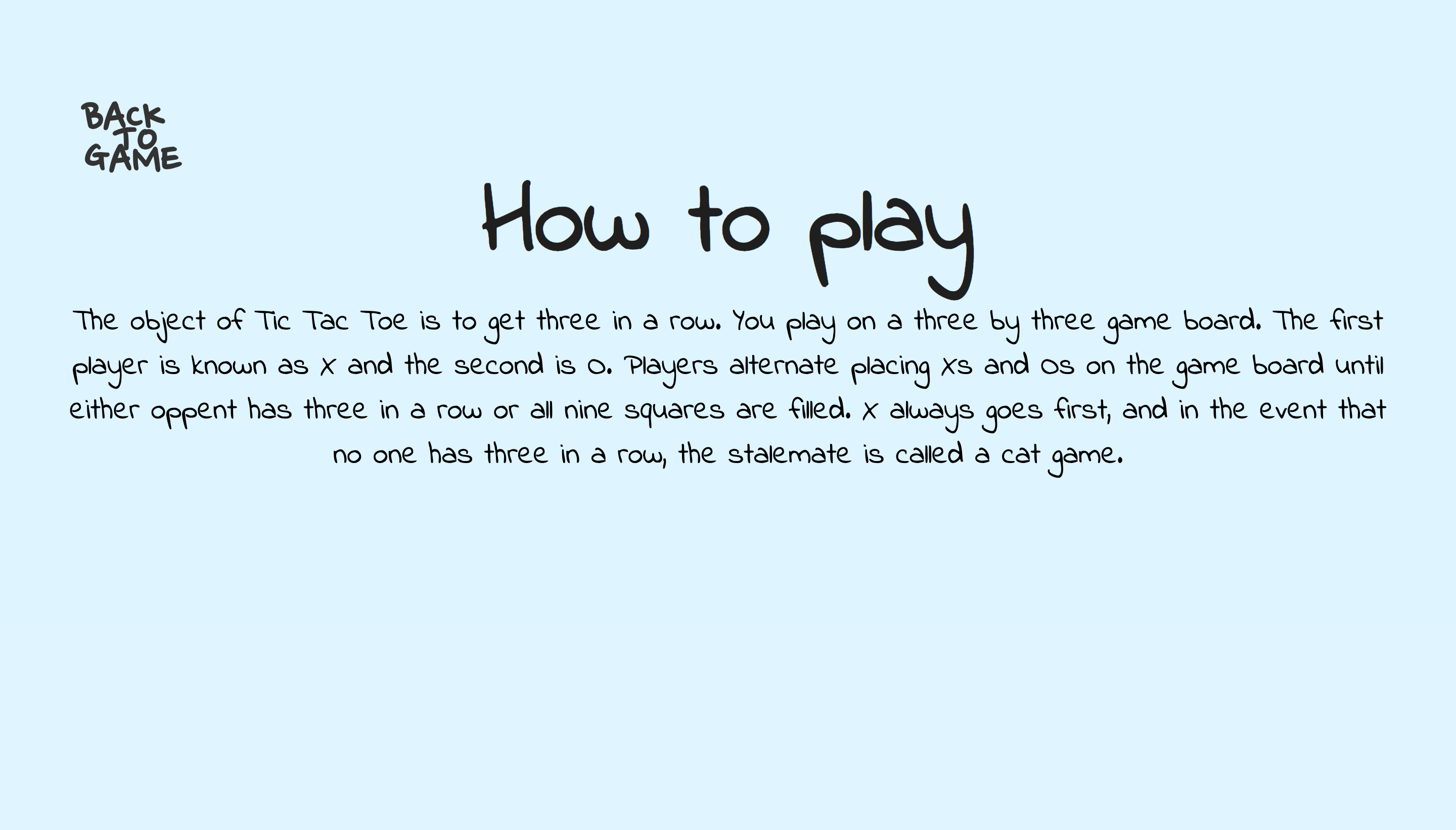 GitHub - LukeAnton/project-zero: Tic Tac Toe