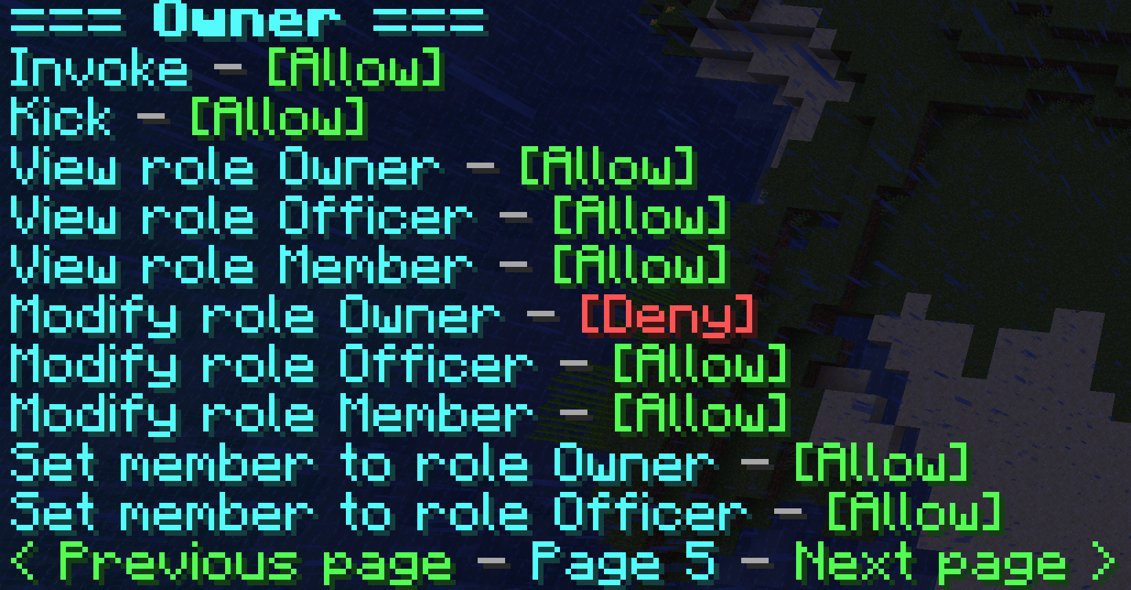 Fix players being able to deny themselves permission to modify their own role. · Issue #1662 ...