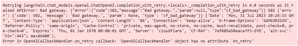 Error: 'OpenAICallbackHandler' object has no attribute 'on_retry'` · Issue #8542 · langchain-ai ...