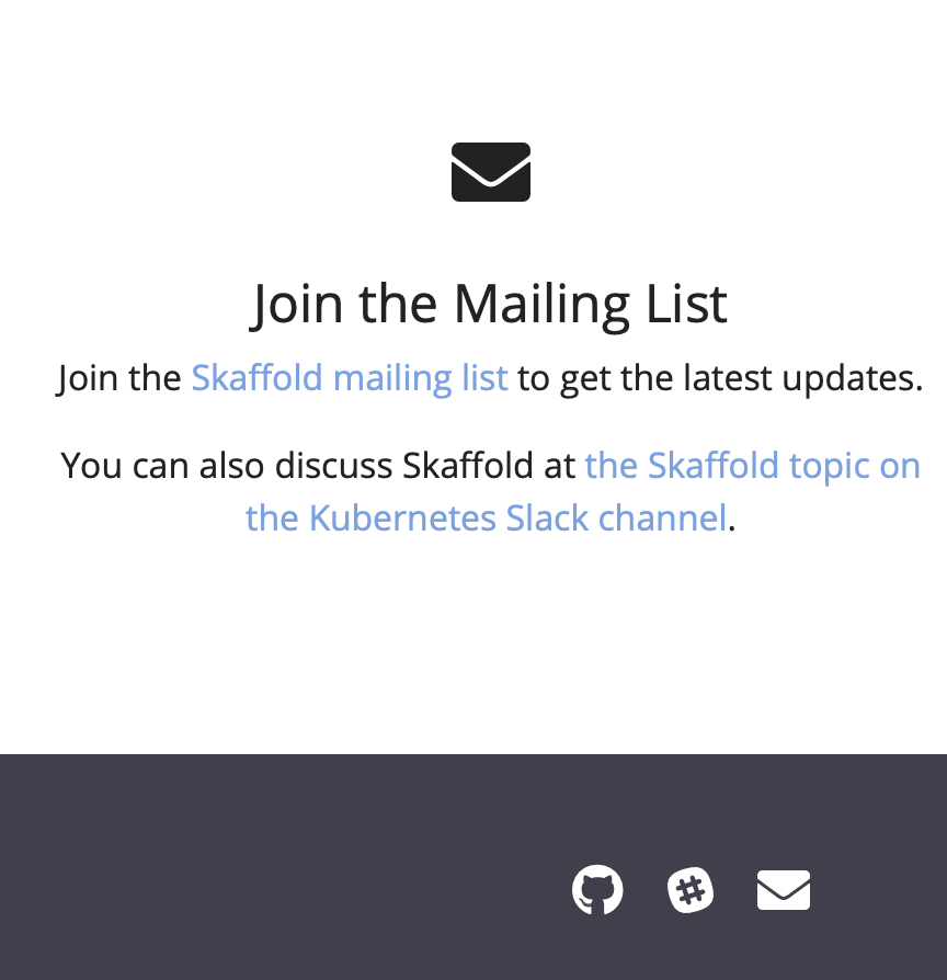 Mailing list is not accessible · Issue #2751 · GoogleContainerTools/skaffold · GitHub