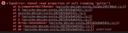 Exception in `p-grid` and `p-table` with react wrappers · Issue #1610 · porsche-design-system ...