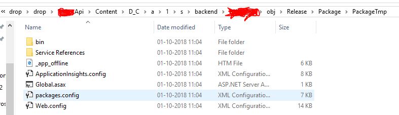 Artifacts directory wanted to limit\minimise to only Package folder · Issue #8478 · microsoft ...