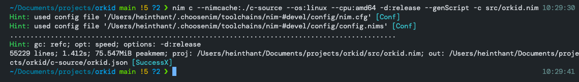 linenoise.c is not copied and generated script contains host specific paths · Issue #18980 · nim ...