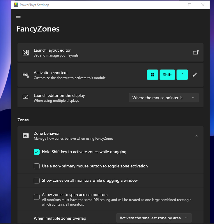 Windows 11 rounded corners not working in FancyZones · Issue #17497 · microsoft/PowerToys · GitHub