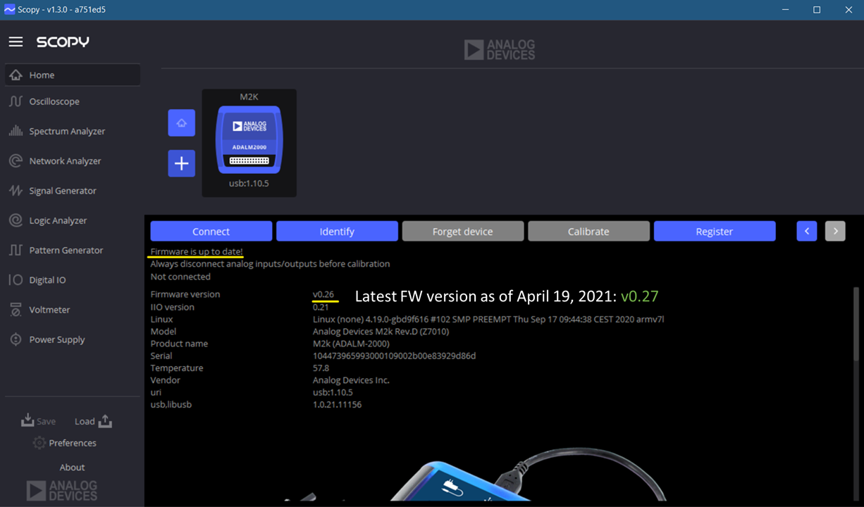 General: Automatic M2K FW update doesn't work · Issue #1111 ...