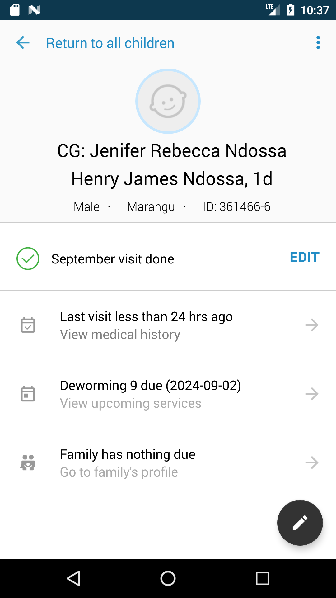 Enter immunizations at each visit · Issue #712 · opensrp/opensrp-client-chw · GitHub