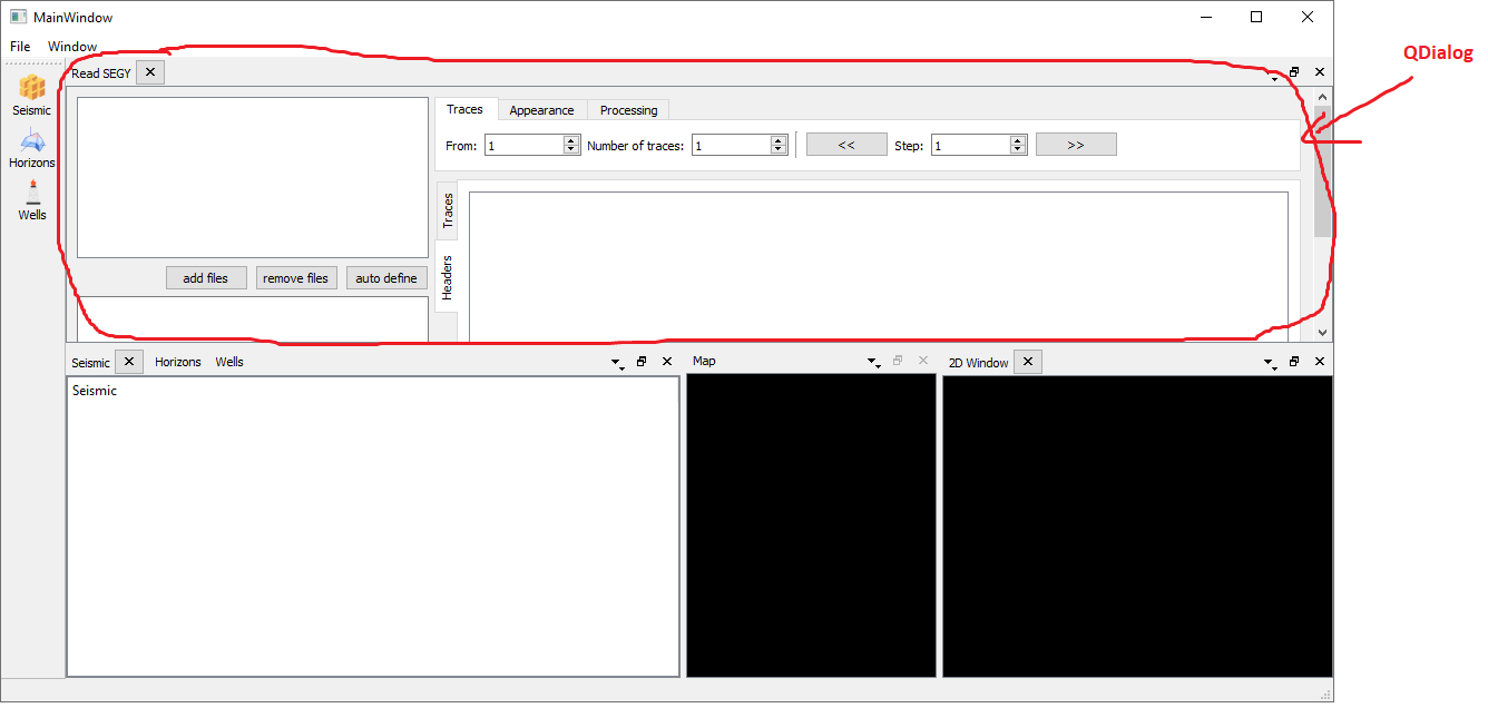 Bug When Undock Qdialog This Dialog Becomes Empty It Restores Back When It S Docked · Issue