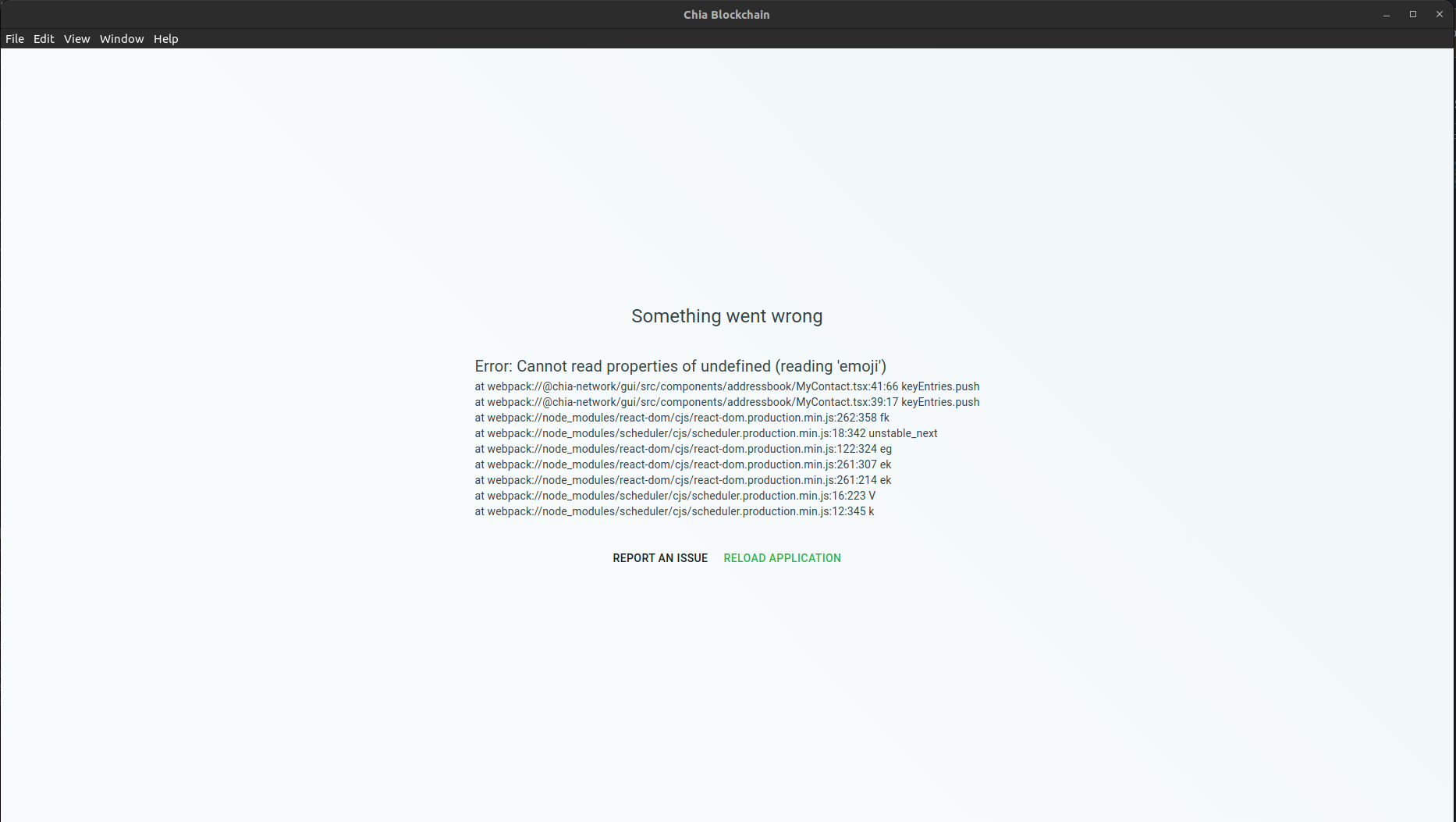 [BUG] 2.0.0rc3 Cannot read properties of undefined (reading 'emoji') · Issue #1980 · Chia ...