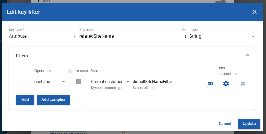 [Feature Request] Filter key should show appropriate text input. · Issue #8810 · thingsboard ...