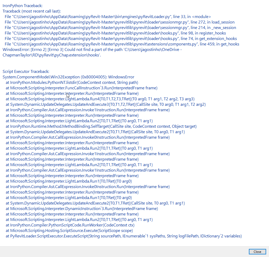 PyRevitLoader error in Revit 2017 · Issue #762 · pyrevitlabs/pyRevit ... PyRevitLoader error in Revit 2017 · Issue #762 · pyrevitlabs/pyRevit ...