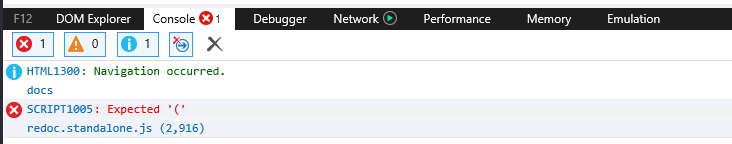 Pages do not render in IE 11 · Issue #1936 · Redocly/redoc · GitHub