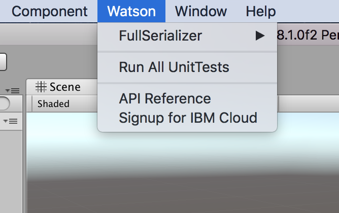 Support for tracking IBM Cloud accounts opened resulting from SDK downloads from the Unity Asset ...