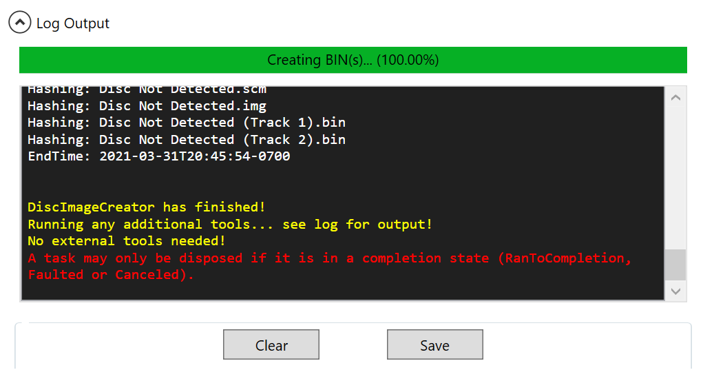 [Problem] Log queue disposal does not work properly after a dump · Issue #267 · SabreTools/MPF ...
