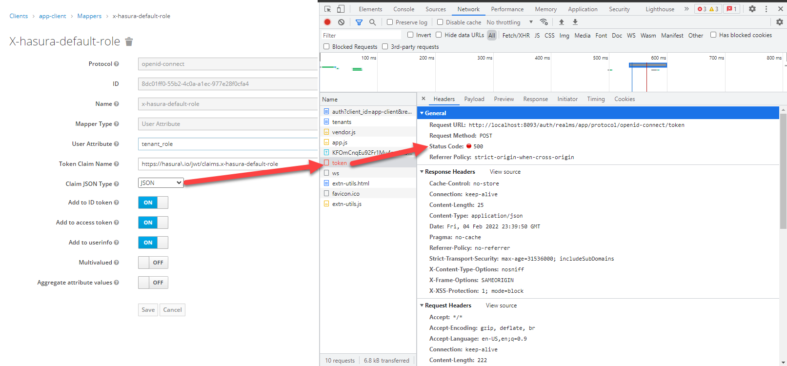 Mapper for client roles with multivalued disabled, still sets the value ...