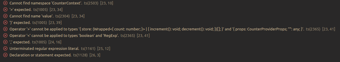 Context not compiling in Typescript · Issue #162 · solidjs/solid · GitHub
