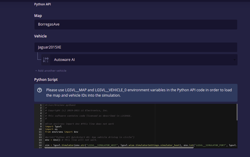 Busy Cluster: VSE + AutowareAI Bridge Simulation fails on SVL · Issue #1342 · lgsvl/simulator ...