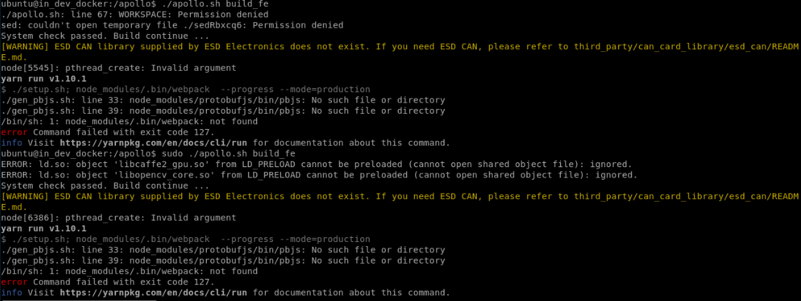 Dreamview display not working: AuroAI CARLA-Apollo bridge · Issue #14302 · ApolloAuto/apollo ...