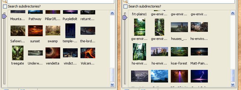 Resource Library's image pane allows too much vertical scrolling ...