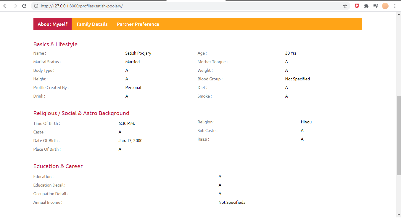 GitHub - pradeepo7/matrimoy-site: This is a matrimony site devloped by ...