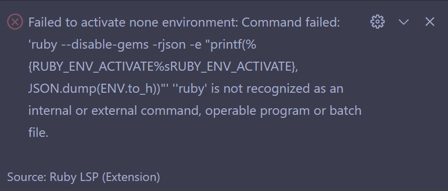 Error Thrown When Using Ruby LSP · Issue #1584 · Shopify/ruby-lsp · GitHub