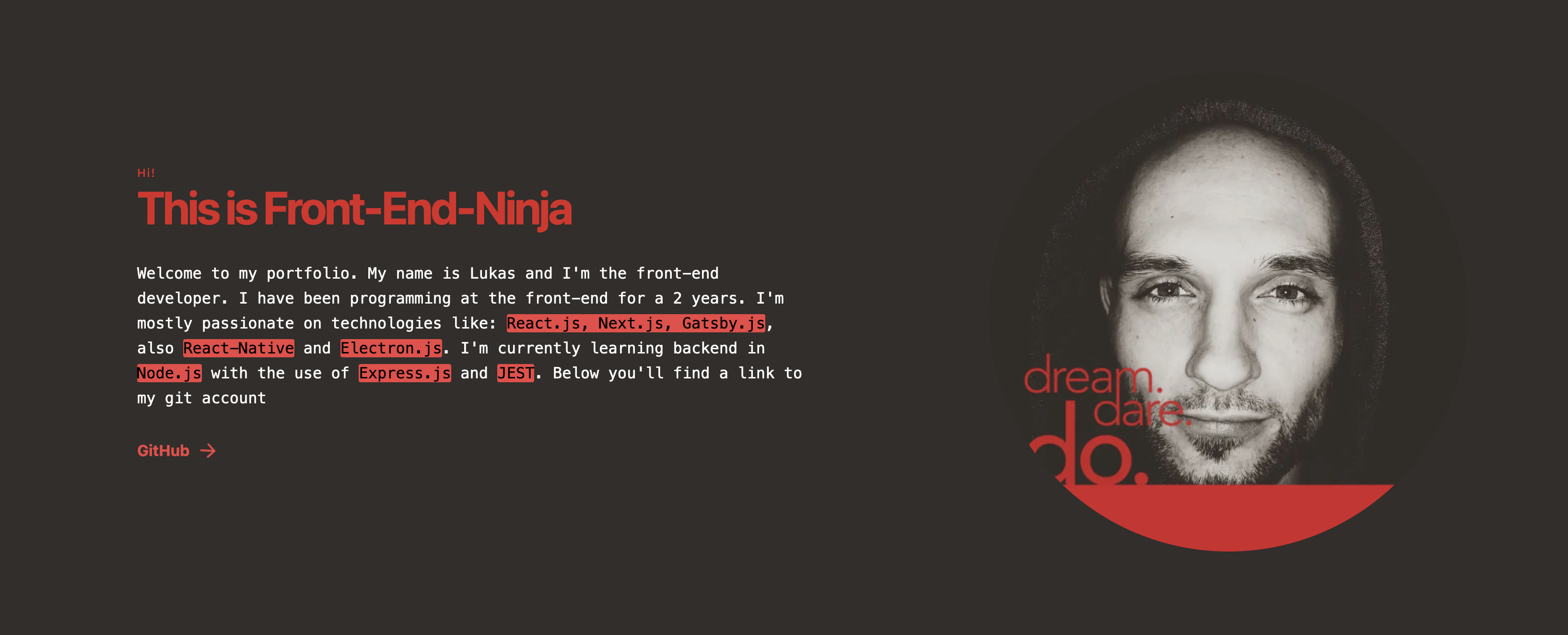 Front-End-Ninja (Łukasz Barylak) · GitHub