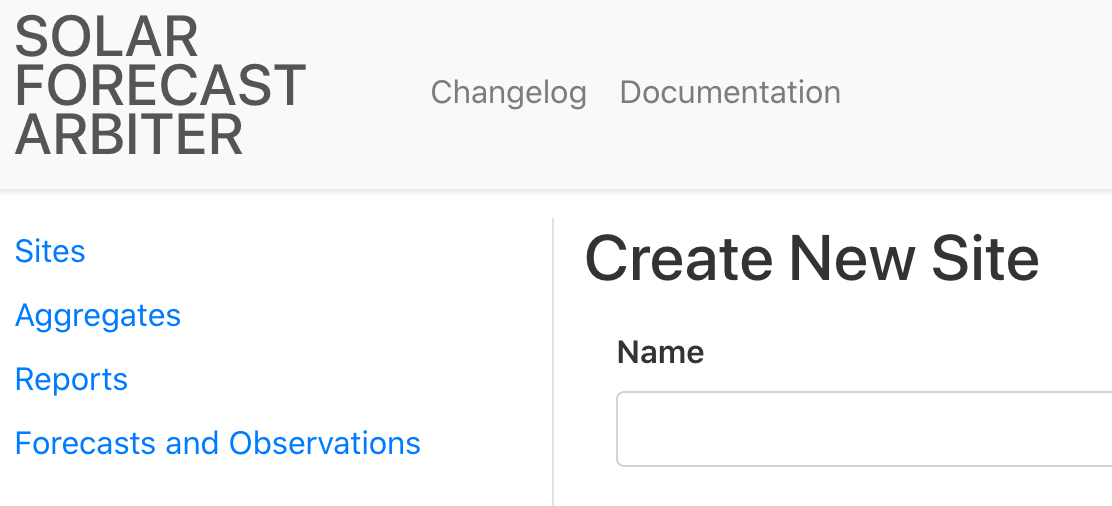 inconsistent "create new..." formatting · Issue #301 · SolarArbiter/solarforecastarbiter ...