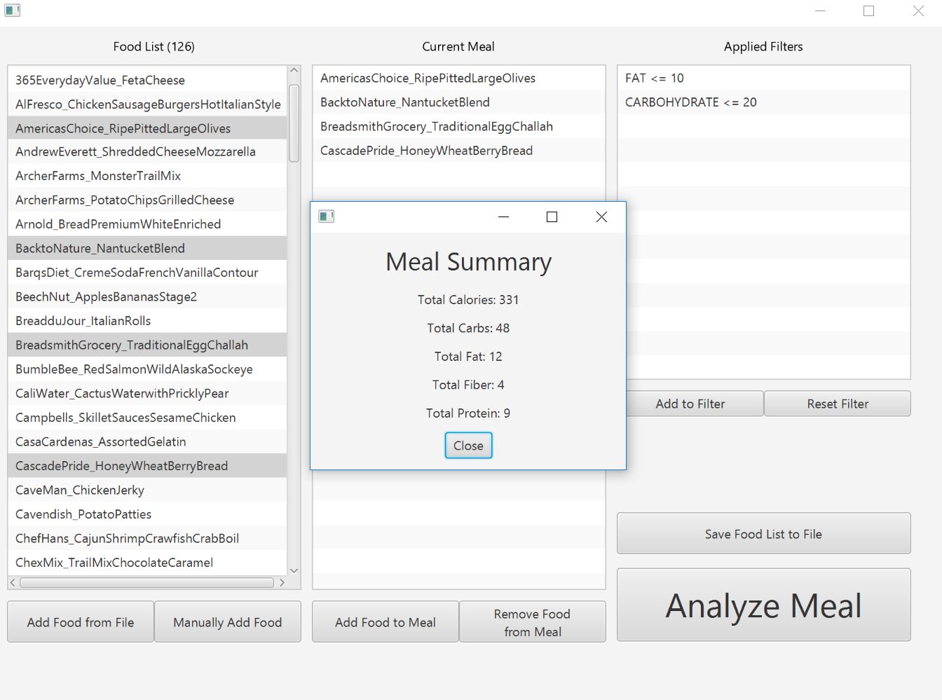 GitHub - siyuanma13/nutritional-calculator